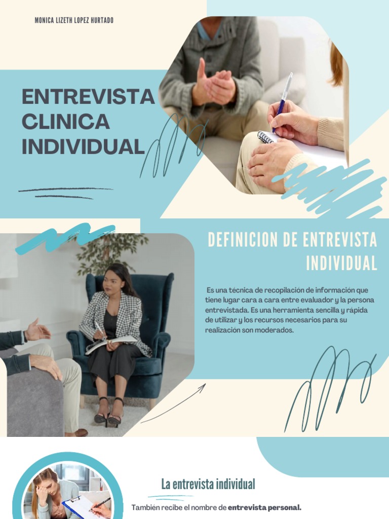 Entrevista Clinica Individual | PDF | Sicología | Ciencia cognitiva
