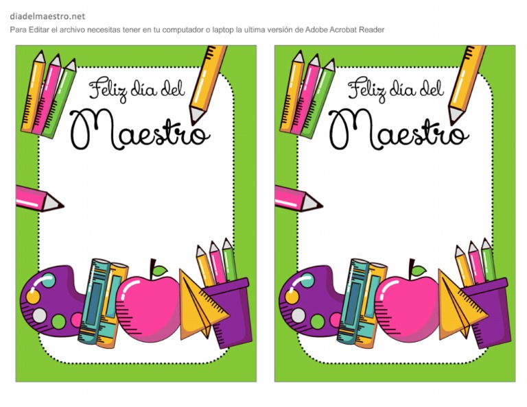 Invitaciones Dia Del Maestro 1 Pdf