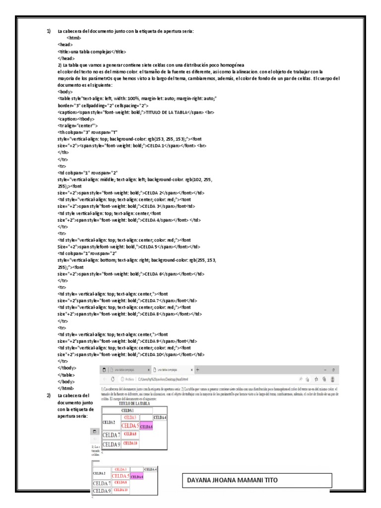 La Cabecera Del Documento Junto Con La Etiqueta de Apertura Seria | PDF