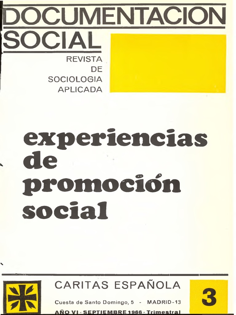 Ds II 3 Experiencias de Promocion Social Ocr | PDF | Sociedad | Pobreza