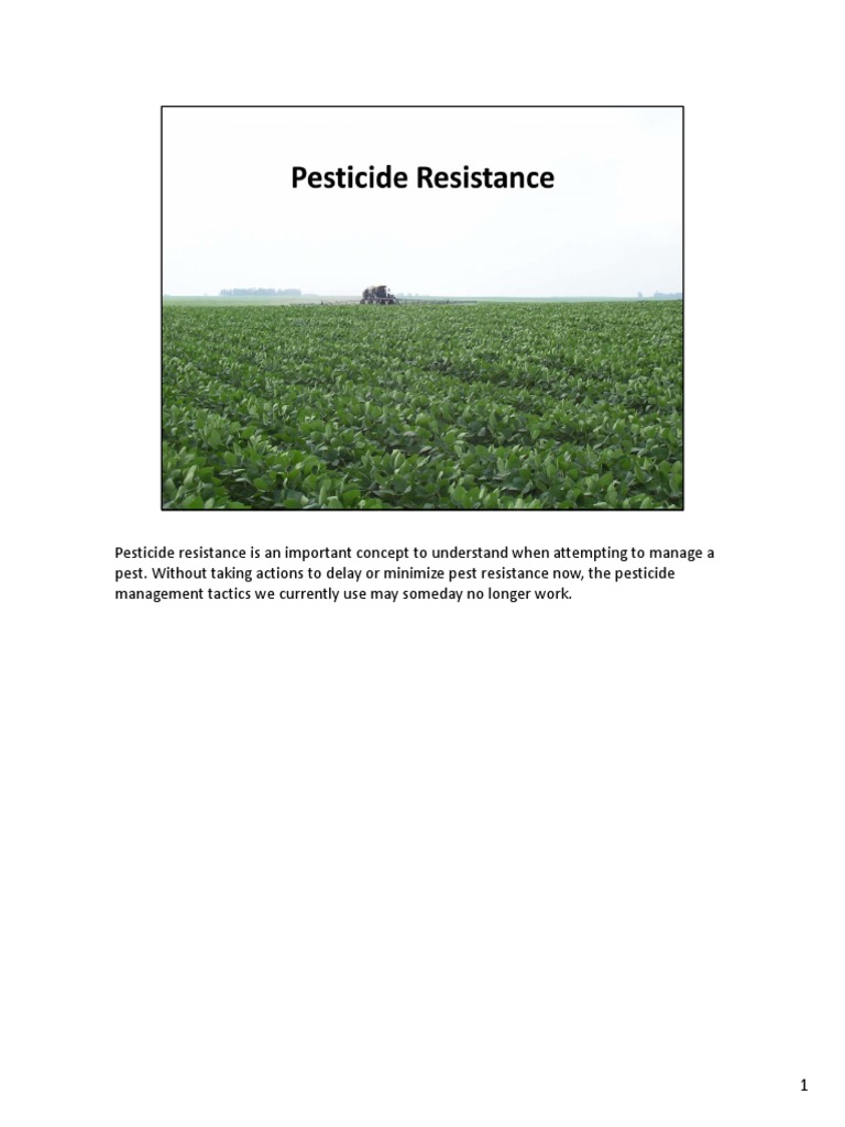 12 Pesticide Resistance | PDF | Pesticide | Fungicide