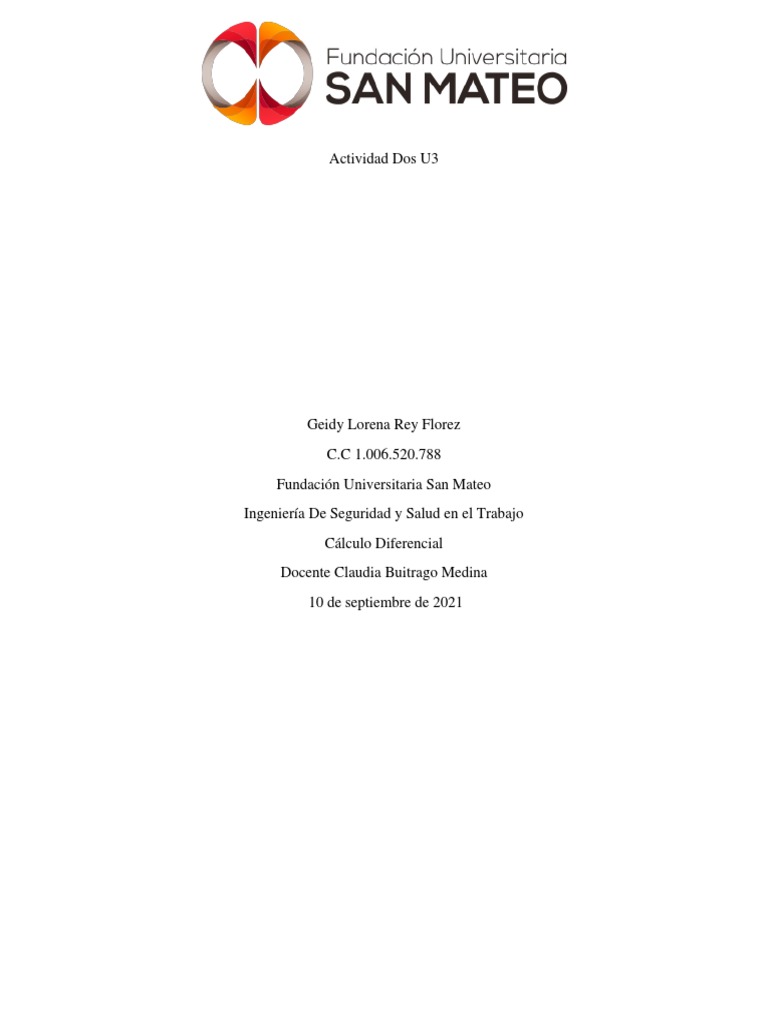 Actividad Dos U3 Pdf