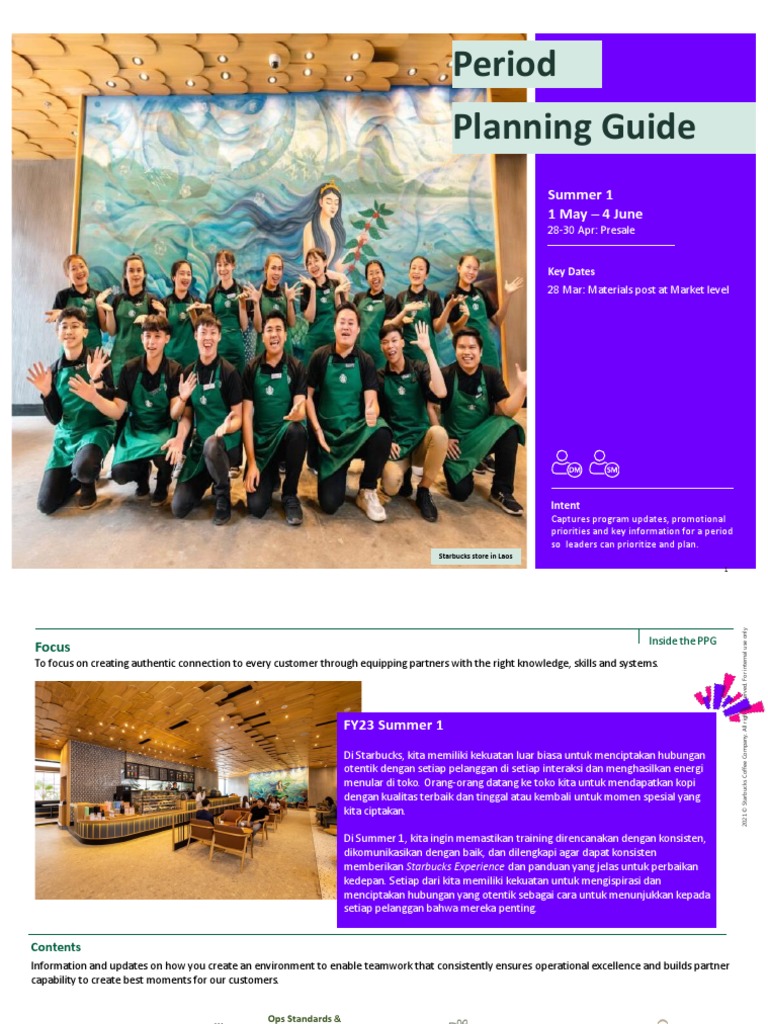 FY23 Summer 1 PPG | PDF | Drink | Coffee