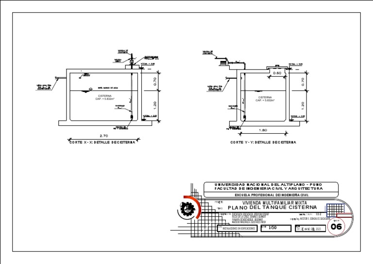 Cisterna Plano | PDF