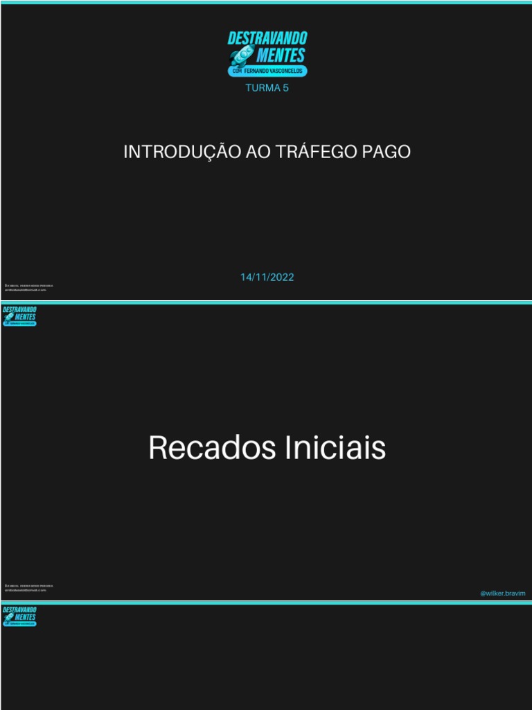 PDF - Introdução Ao Tráfego Pago | PDF | Facebook | Publicidade PDF - Introdução Ao Tráfego Pago | PDF | Facebook | Publicidade