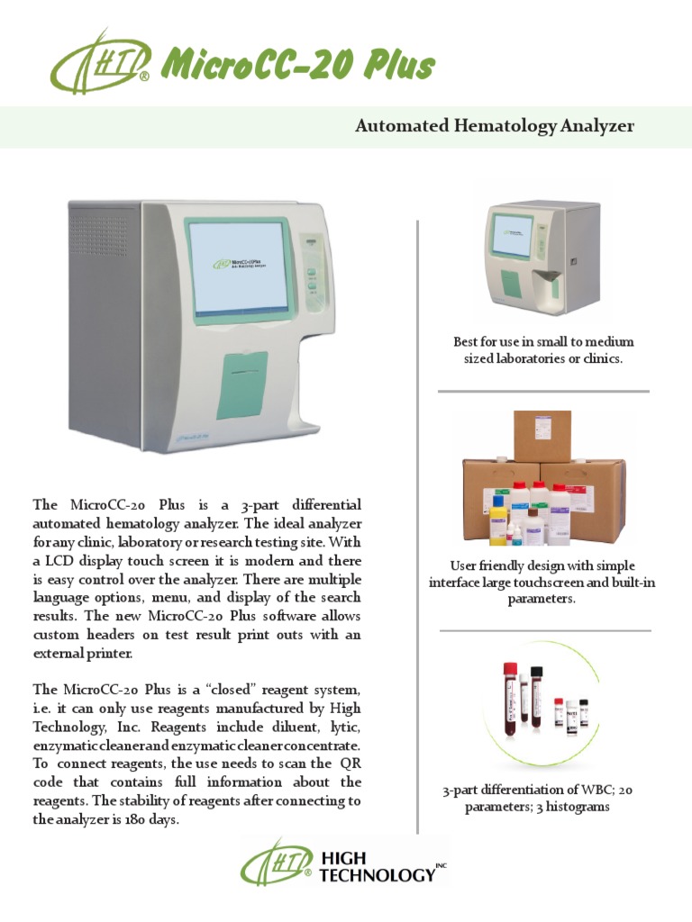 MicroCC-20 Plus Brochure - English Rev. 2 | PDF | Computer Science | Manufactured Goods