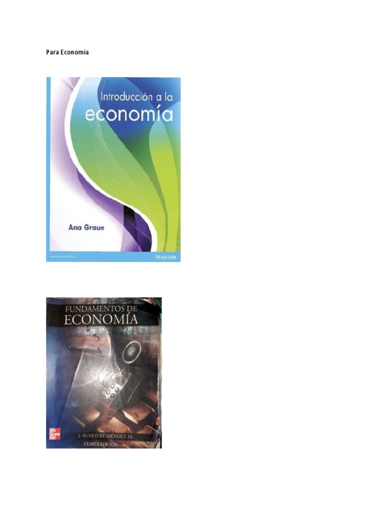 Portadas Atractivas para Economía | PDF