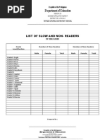 Composition of School GAD Focal Point System GFPS Template | PDF