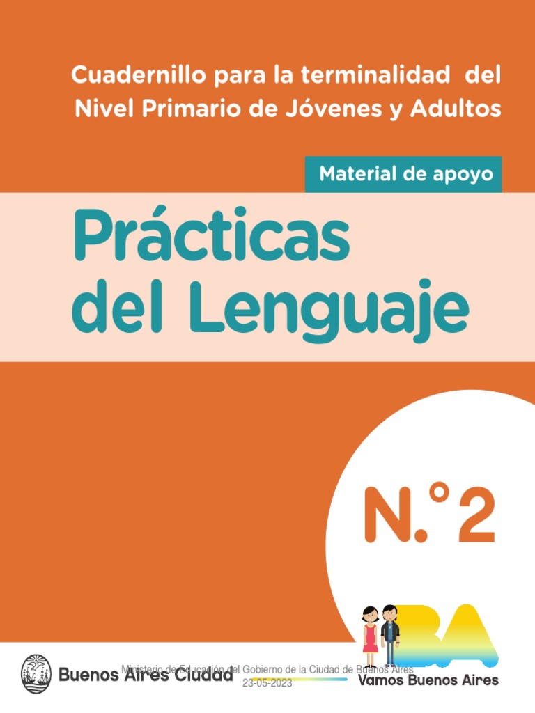 1f6059 Adultos Practicas Del Lenguaje Cuadernillo 2 | PDF | Buenos Aires