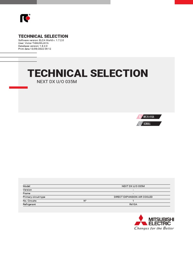 Technical Selection | PDF | Decibel | Heat Exchanger