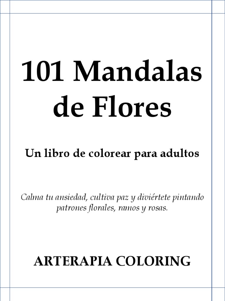 101 Mandalas de Flores Ejemplo | PDF