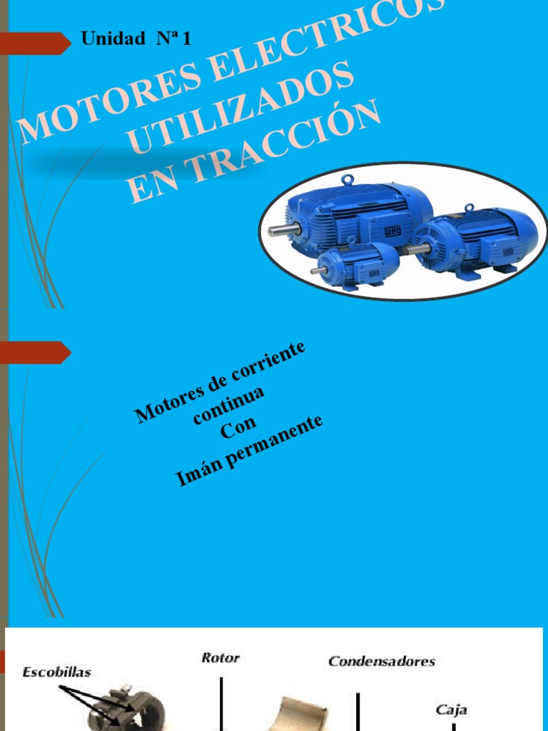 Motores Aplicados en Tracción | PDF | Motor eléctrico | Inductor