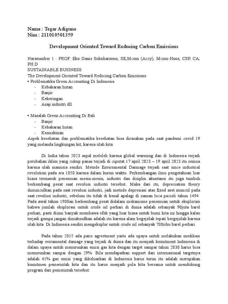 Resume Seminar Tegar | PDF