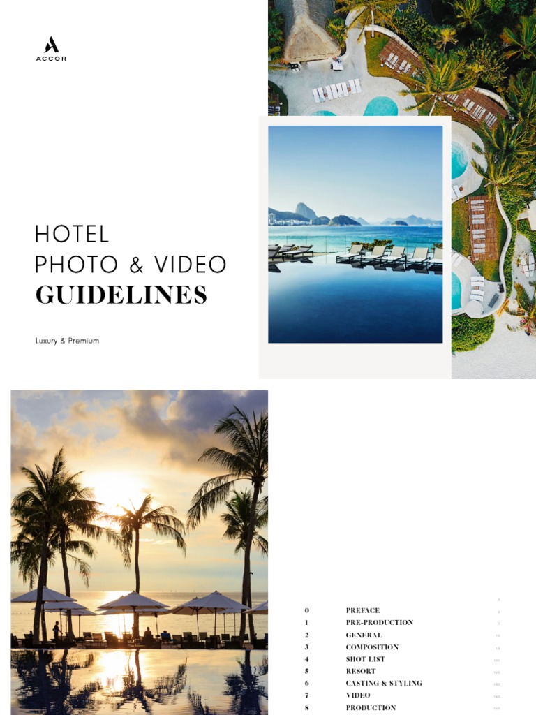 Accor Hotel Photography Guidelines | PDF | Tableware | Hotel
