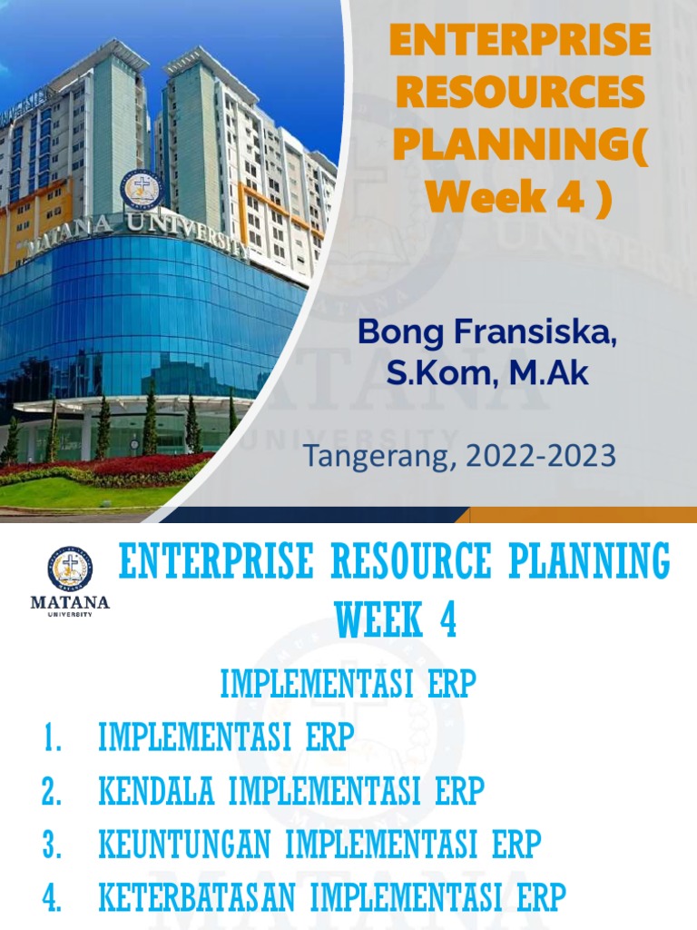 Week 4 Erp | PDF | Komputer