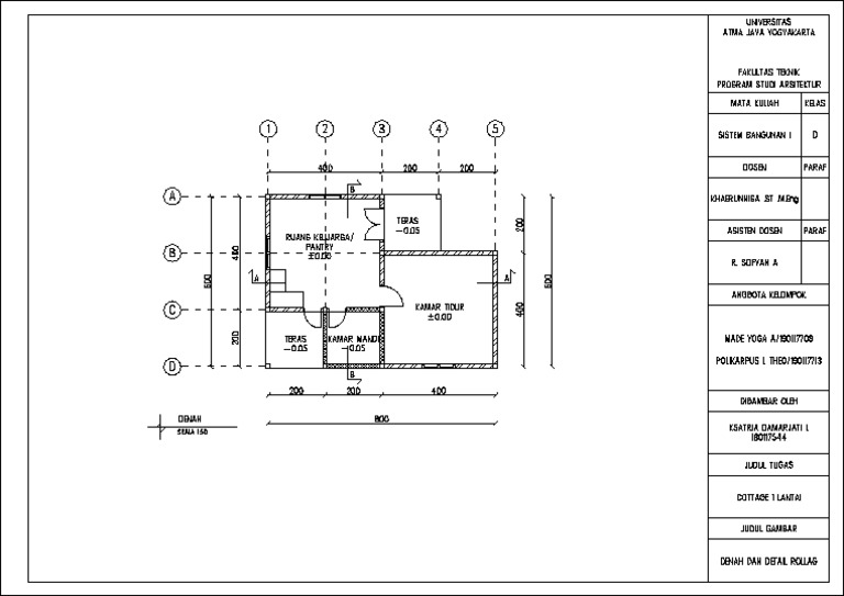 SISBANG Denah) Model | PDF