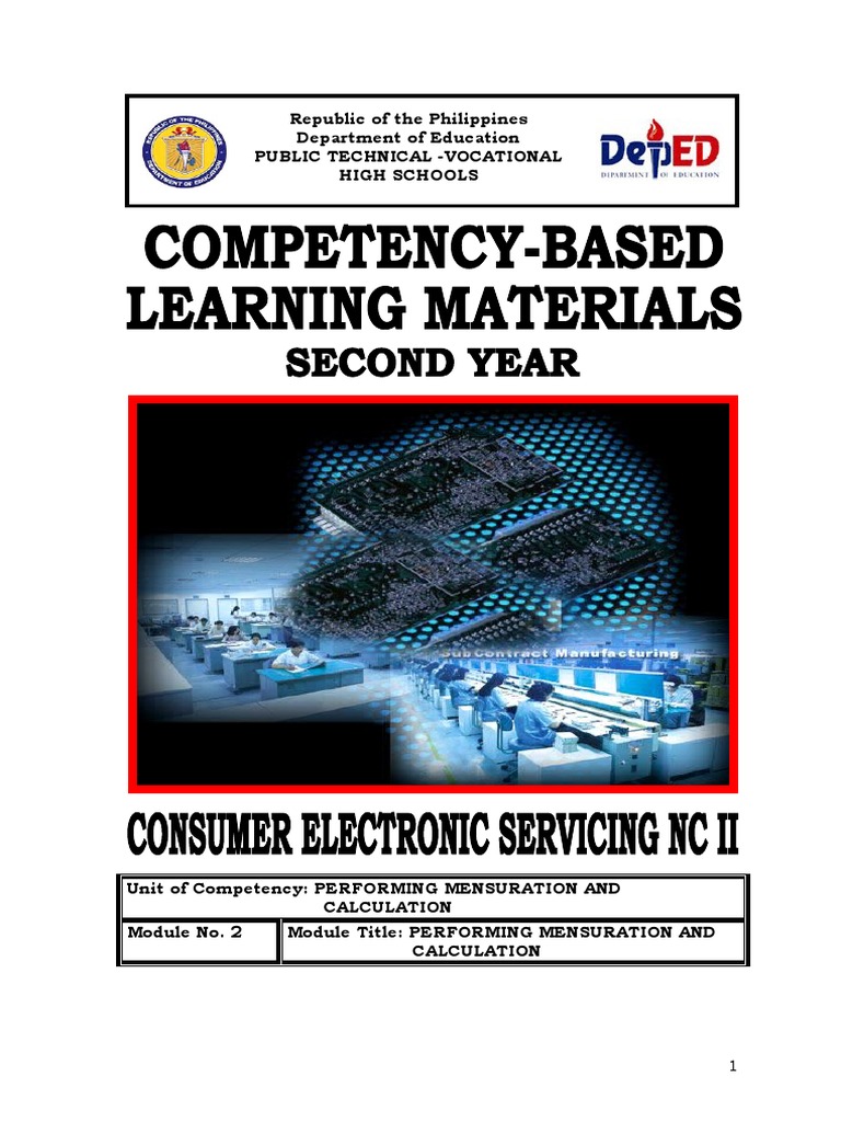 TLE - EPAS - Y2 - Module 2 - Performing Mensuration and Calculation ...