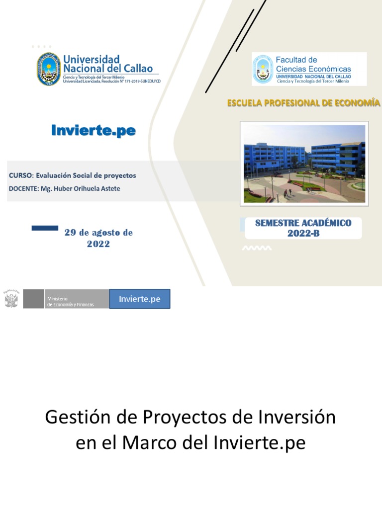 Semana 2 Tema 3 Ciclo de La Inversión Publica | PDF