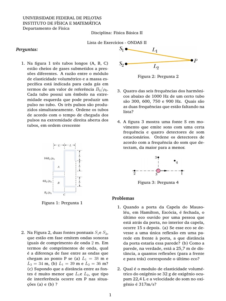 Lista Ondas2 | PDF | Ondas | Som