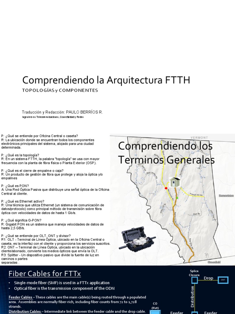 Comprendiendo La Arquitectura FTTX | PDF | Protocolos de capa física ...