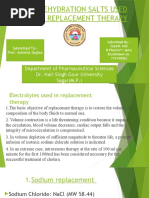 Oral Rehydration Solution Guide | PDF | Diarrhea | Medical Specialties