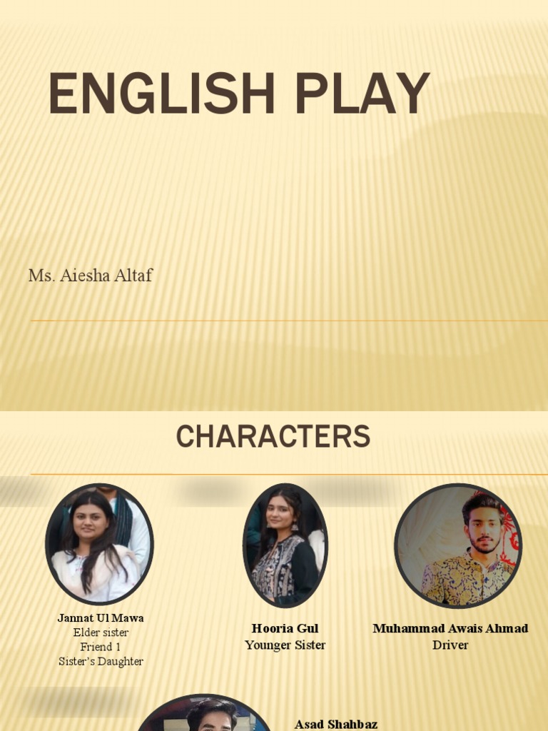 English Play Slides-1 | PDF