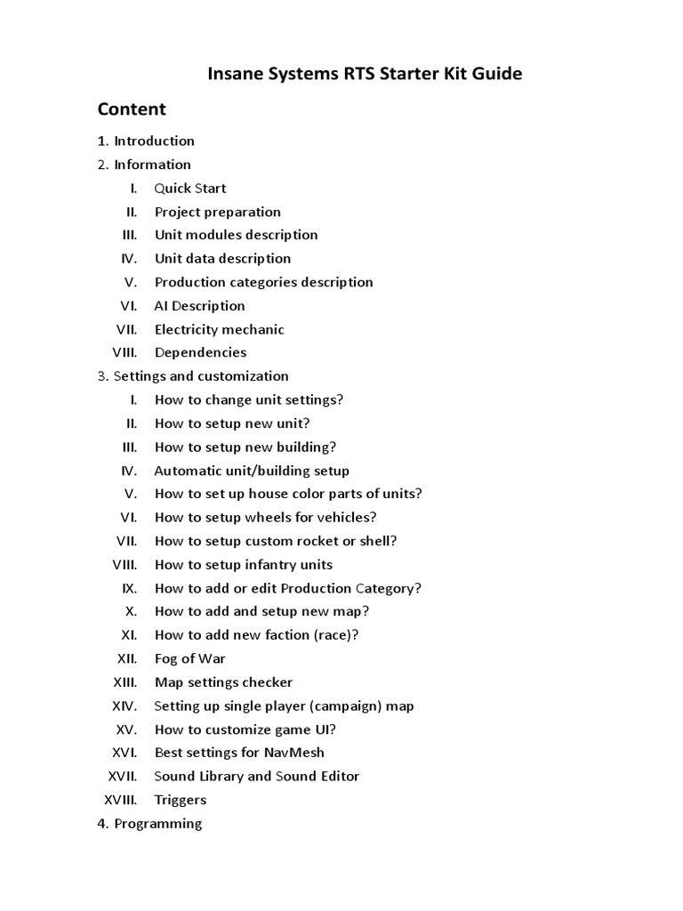 Rts Starter Kit Guide Pdf Texture Mapping Rendering Computer