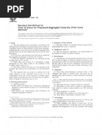Grout Flow Test Method ASTM C 939 | PDF