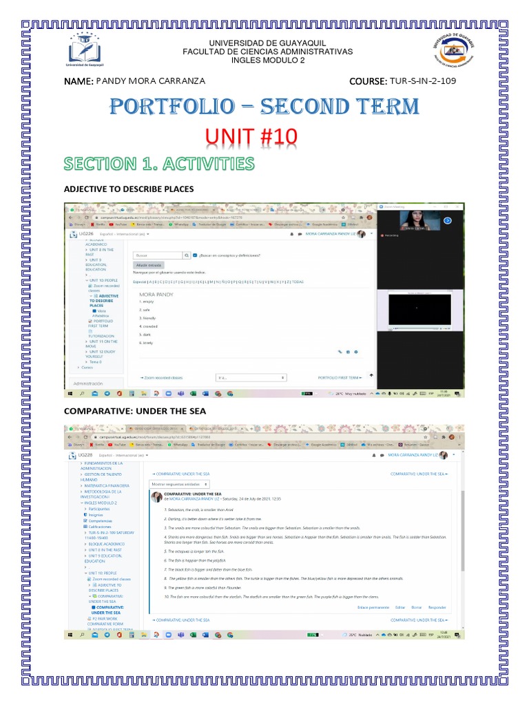 Portfolio - Second Term | PDF