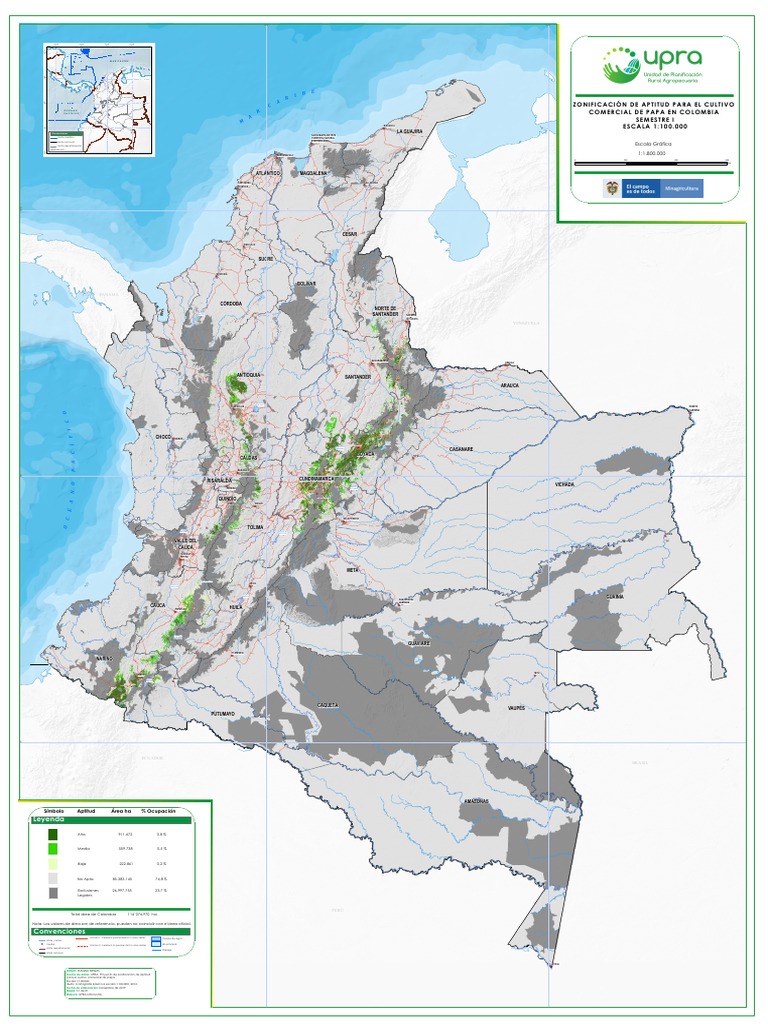 Mapa_Aptitud_Papa_S1_Dic2019 | PDF | Datos geográficos e información | Tecnología geográfica