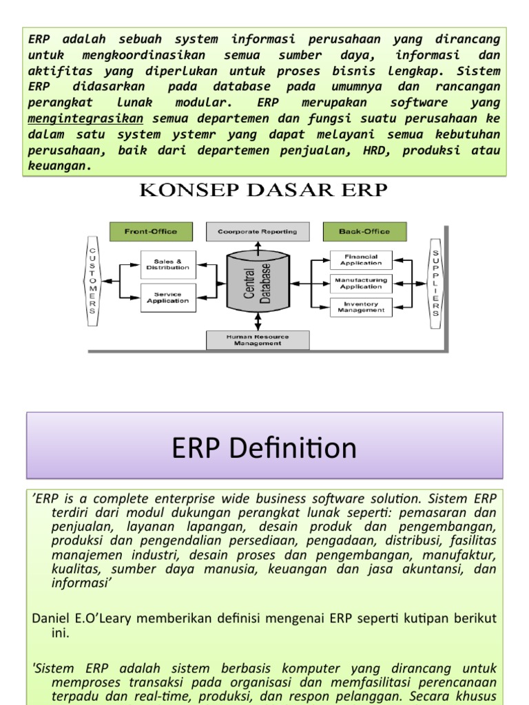 Analisis Proses Bisnis ERP | PDF | Komputer