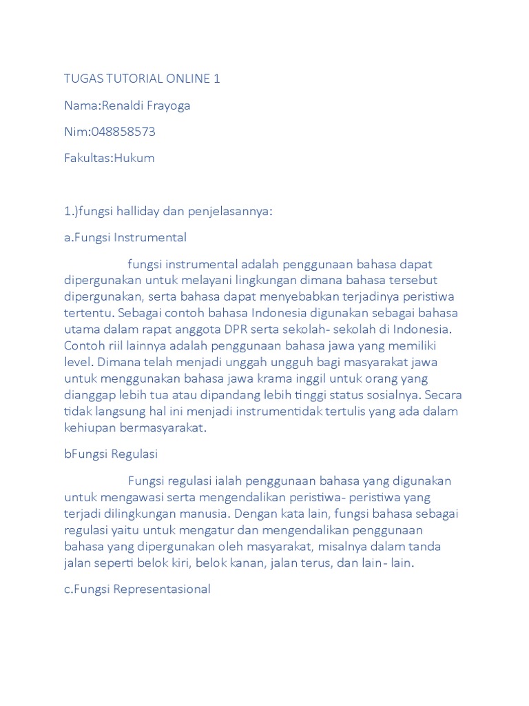 Bahasa Indonesia | PDF