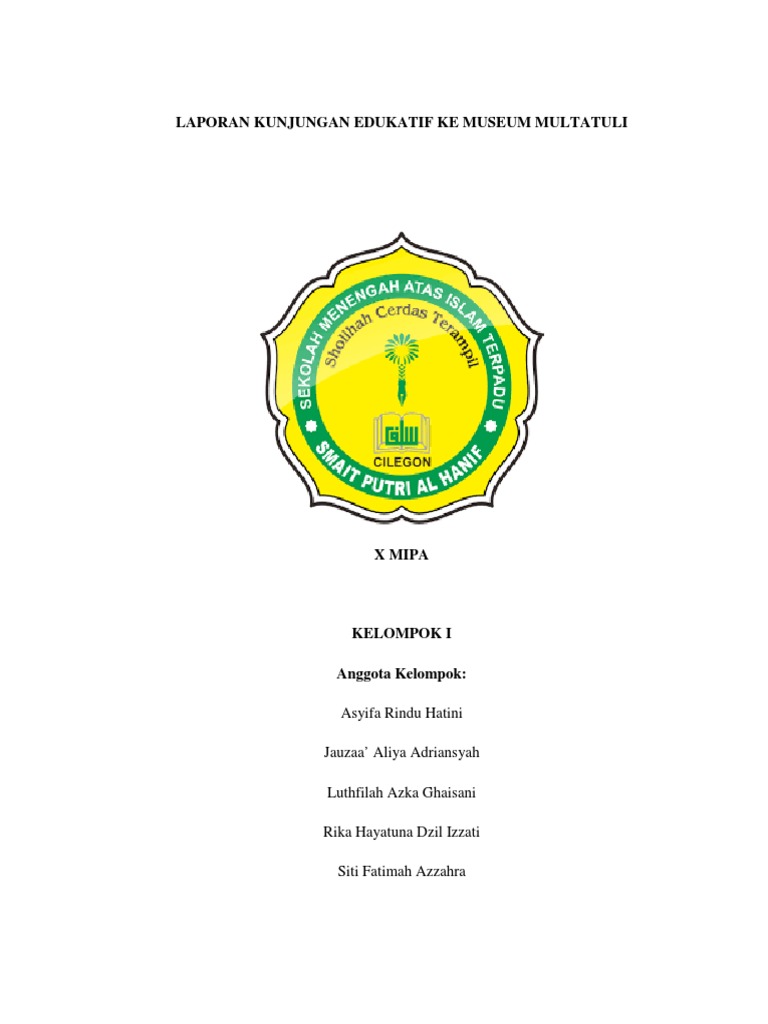 Contoh Laporan Kunjungan Museum | PDF | Sejarah