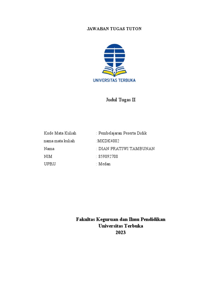 Tugas Tutorial 2 PPD | PDF