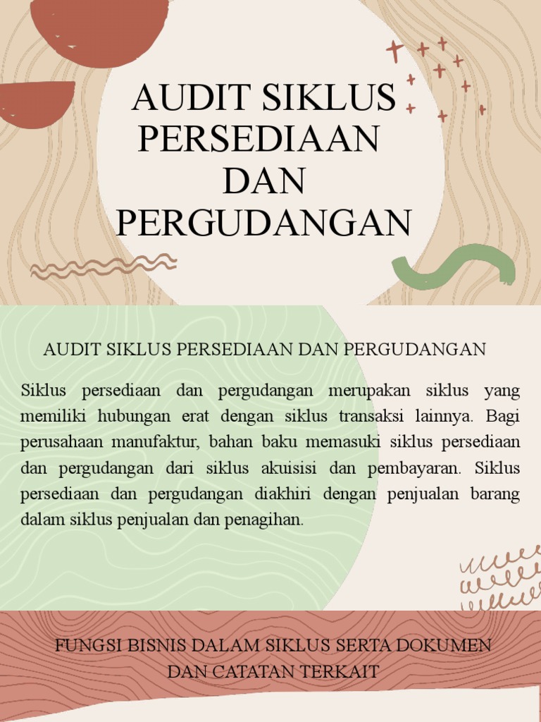 VC1-Audit Siklus Persediaan Dan Pergudangan | PDF