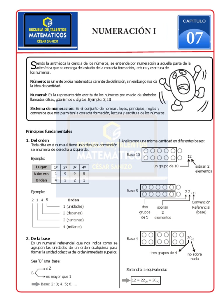 Cap. 7 | PDF | Números | Ingeniería Informática