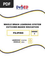 G7 FILIPINO MATATAG LESSON PLAN | PDF