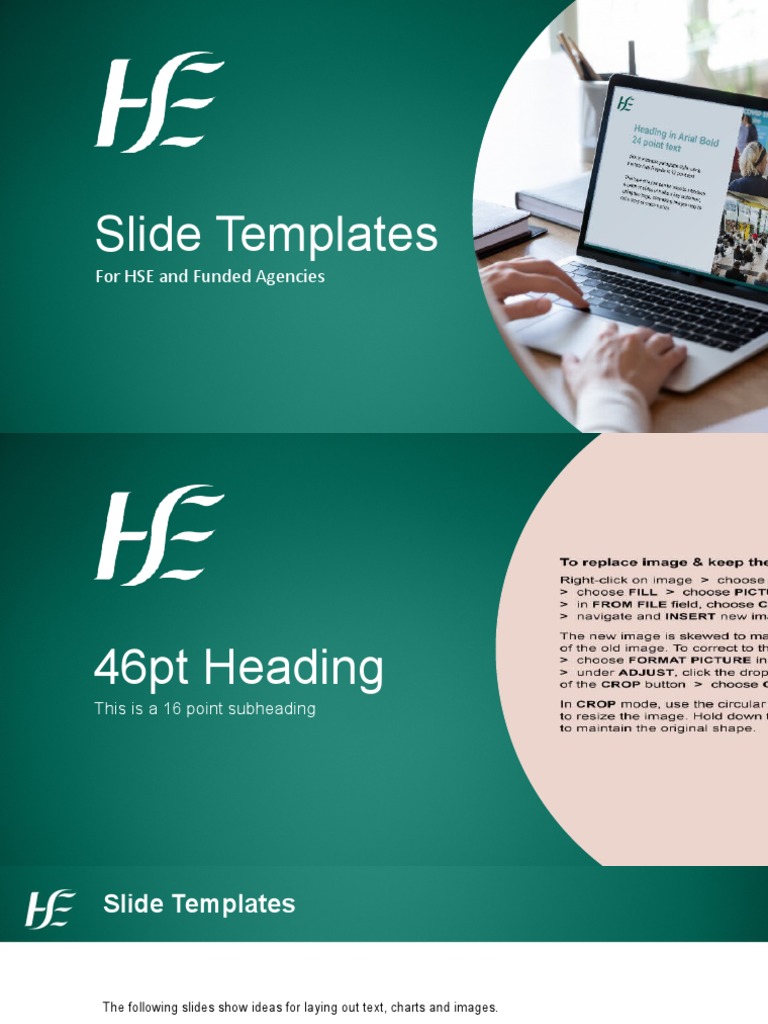 Powerpoint Presentation Using Hse Logo Pdf Arial Typefaces