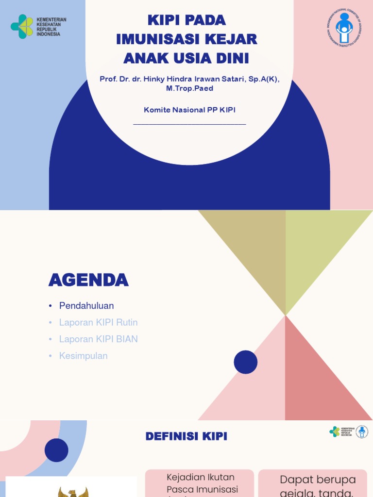 KIPI Imunisasi Kejar Anak Usia Dini HIS | PDF