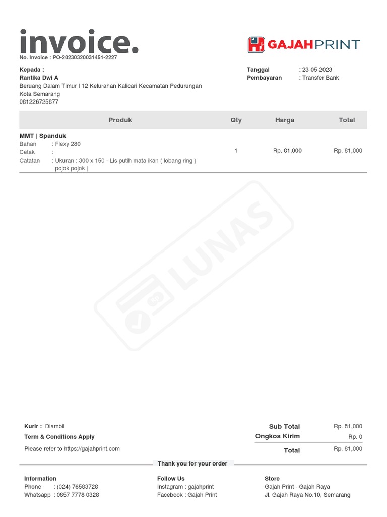 Invoice Pdf