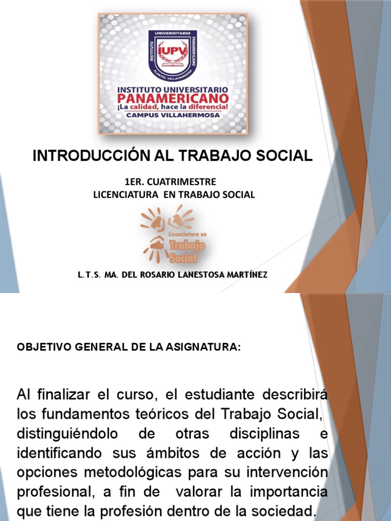 Introducción Al Trabajo Social Unidad 1 | PDF | Trabajo Social