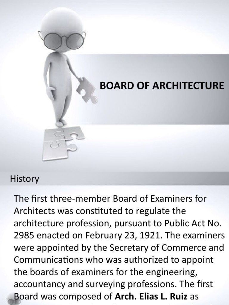 PRBo A | PDF | Architect | Licensure