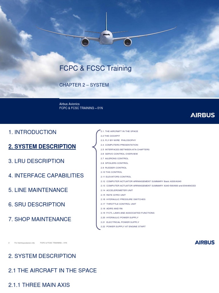 System DESCRIPTION | PDF | Flight Control Surfaces | Aircraft Flight ...