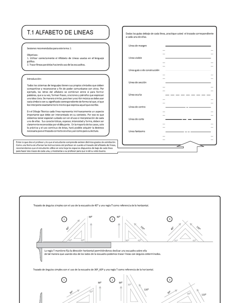 Alfabeto de Lineas | PDF
