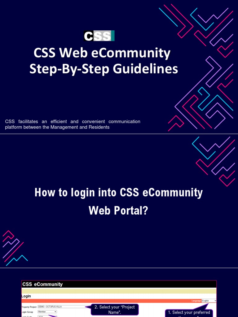 Css Web Ecommunity Guideline Residents View Pdf World Wide Web Internet And Web 8578