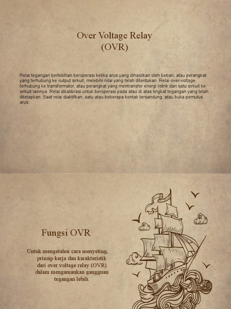 Over Voltage Relay (OVR) | PDF