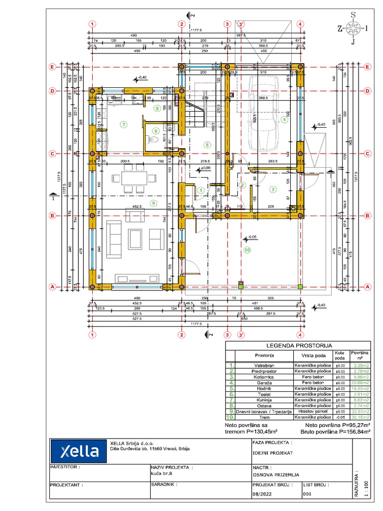 Idejni Projekat Kuce br.8 | PDF