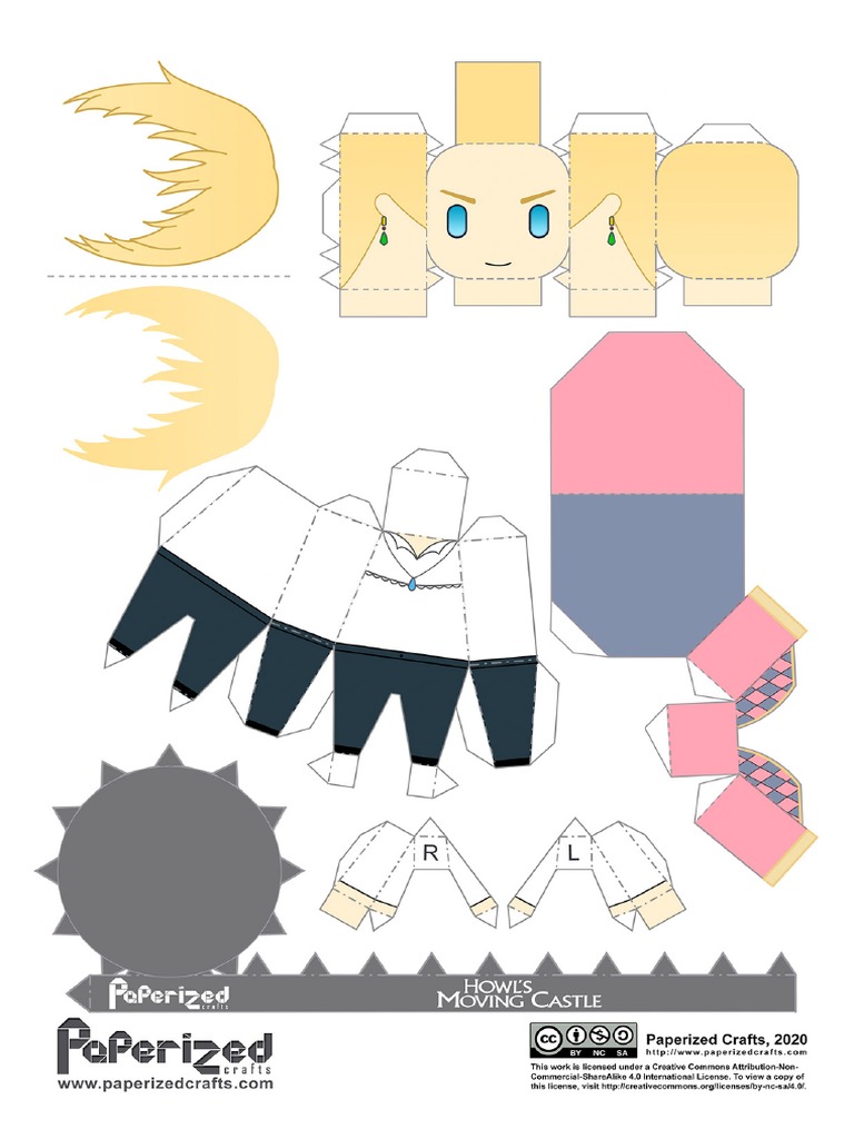 Howl's Moving Castle - Howl Papercraft | PDF