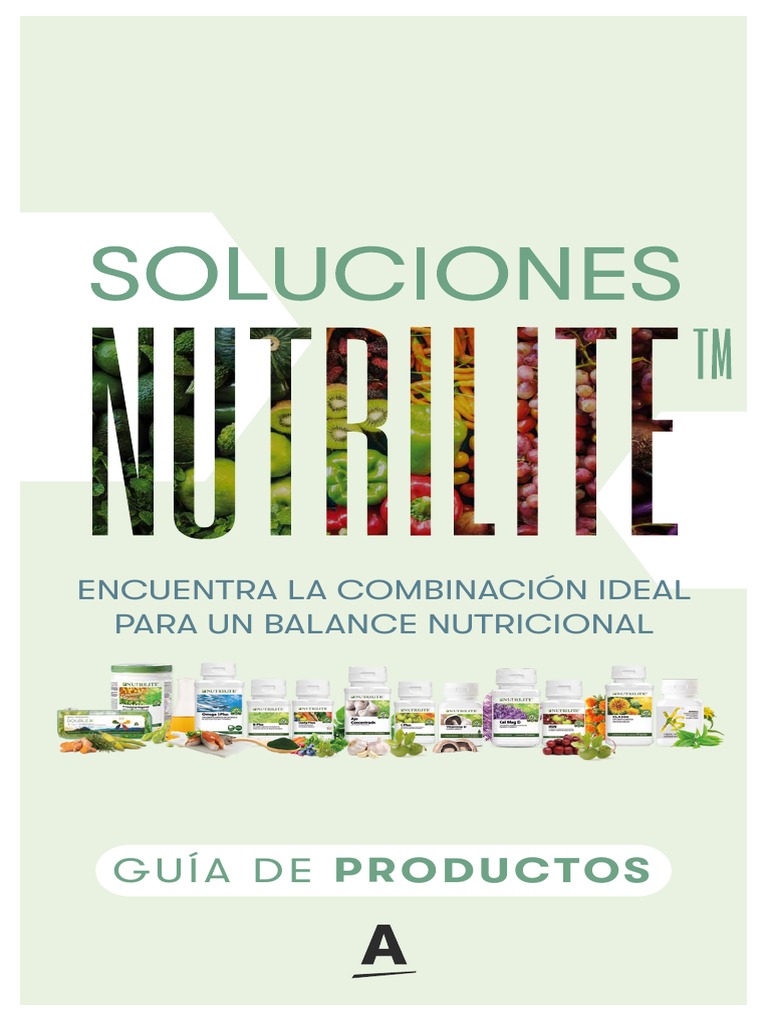 Soluciones Nutrilite Guia HNSVGT | PDF | Cocina, comidas y vino