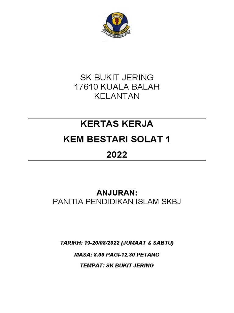 KERTAS KERJA KBS 2 2022 | PDF